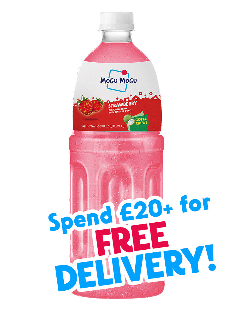 Mogu Mogu Strawberry 1L Bottle – Mogu Mogu Drink